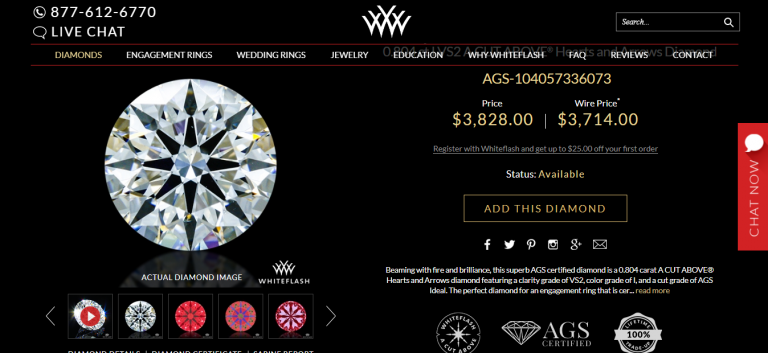 Whiteflash Review - Do they have the best quality diamonds?